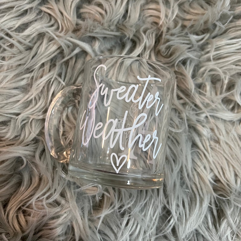 Clear Glass Mug - Etsy