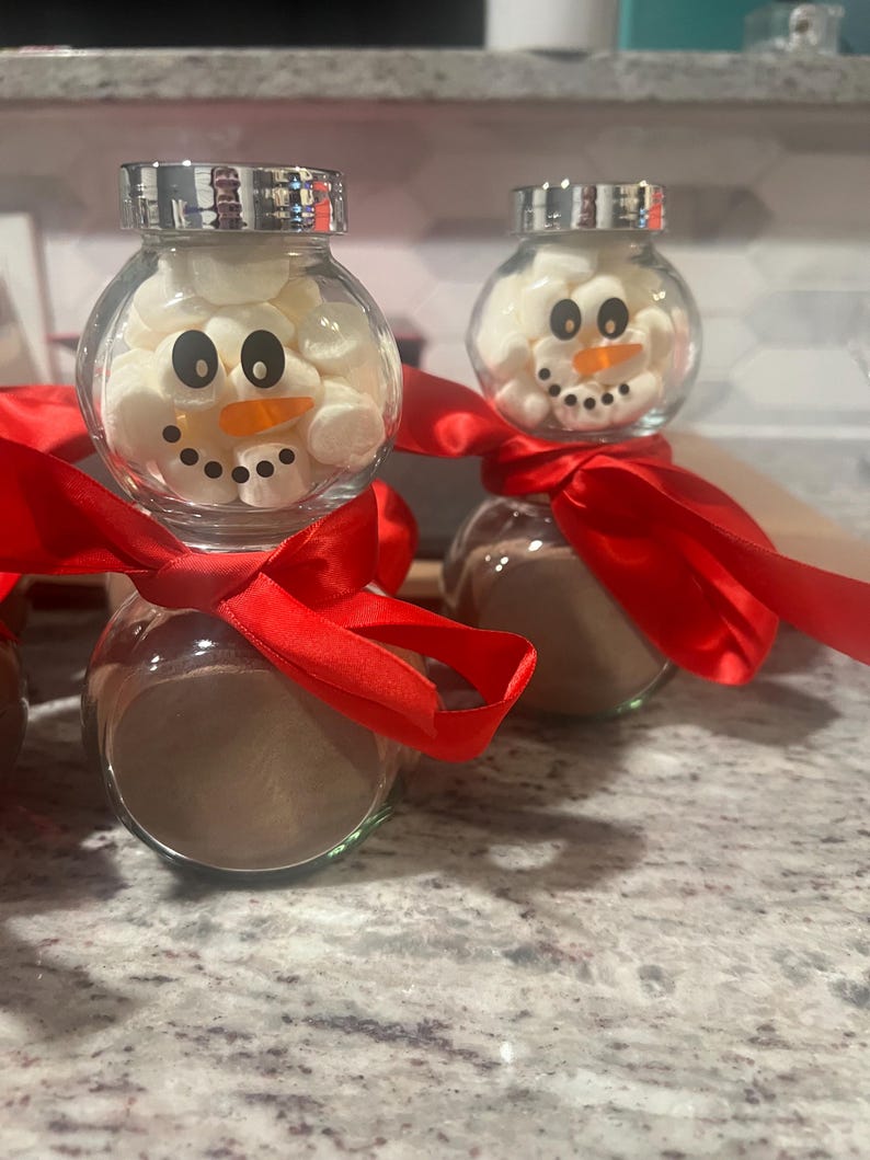 Snowman Hot Cocoa Set: Christmas Party Favor Gift - Etsy