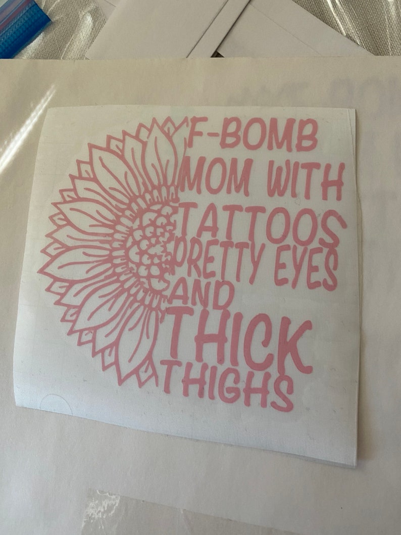 F Bomb Mom Car Decal Funny Mom Car Decal Mom Decal for Car | Etsy