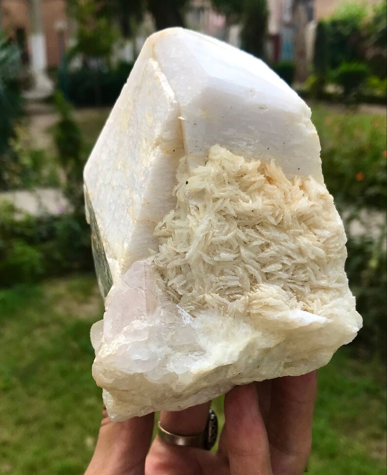 Giant Tetragonal Shape White Feldspar Covered by Cleavelandite - Etsy