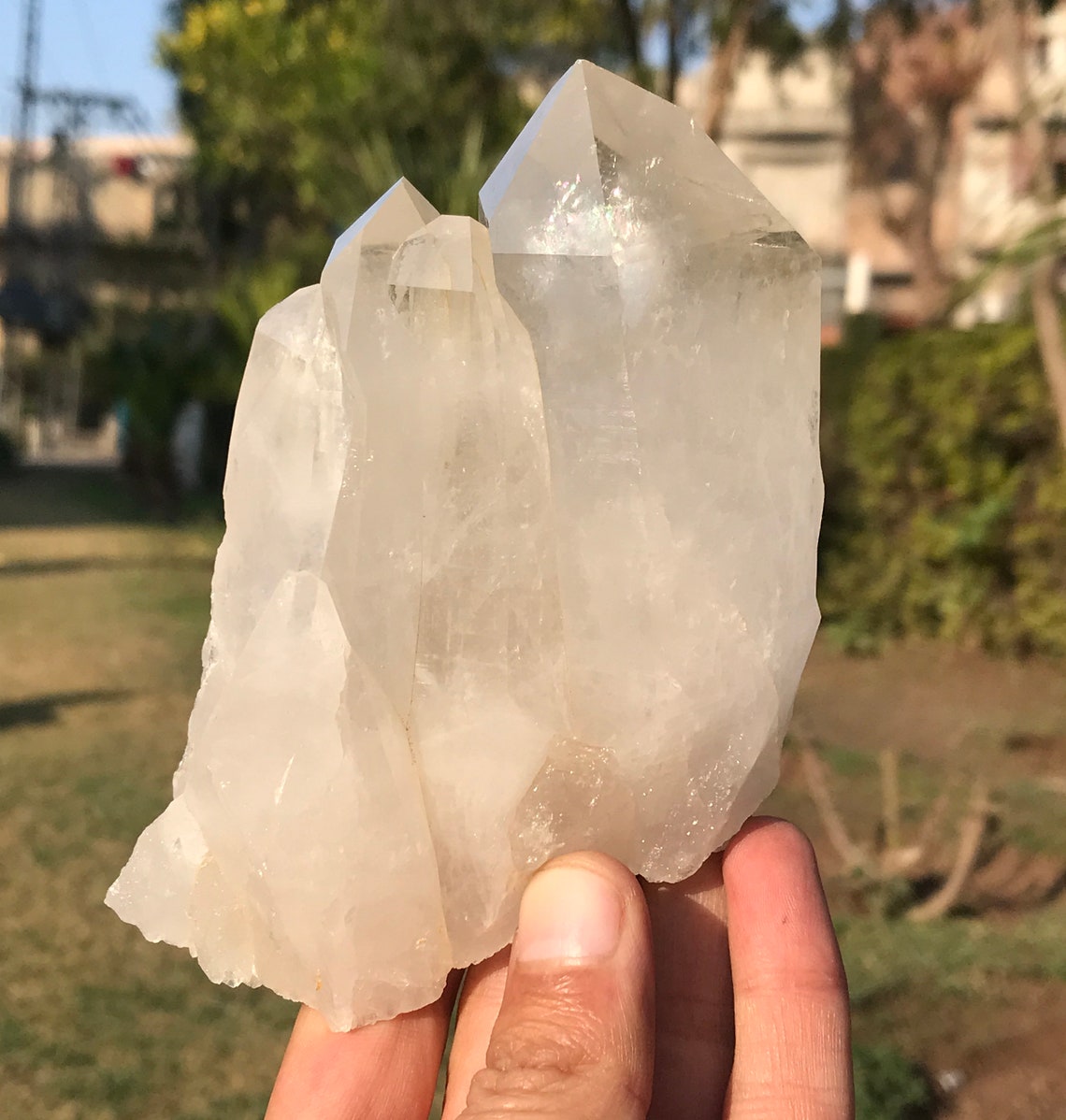 Terminated Lustrous Faden Quartz Cluster Crystals (S12) - Etsy