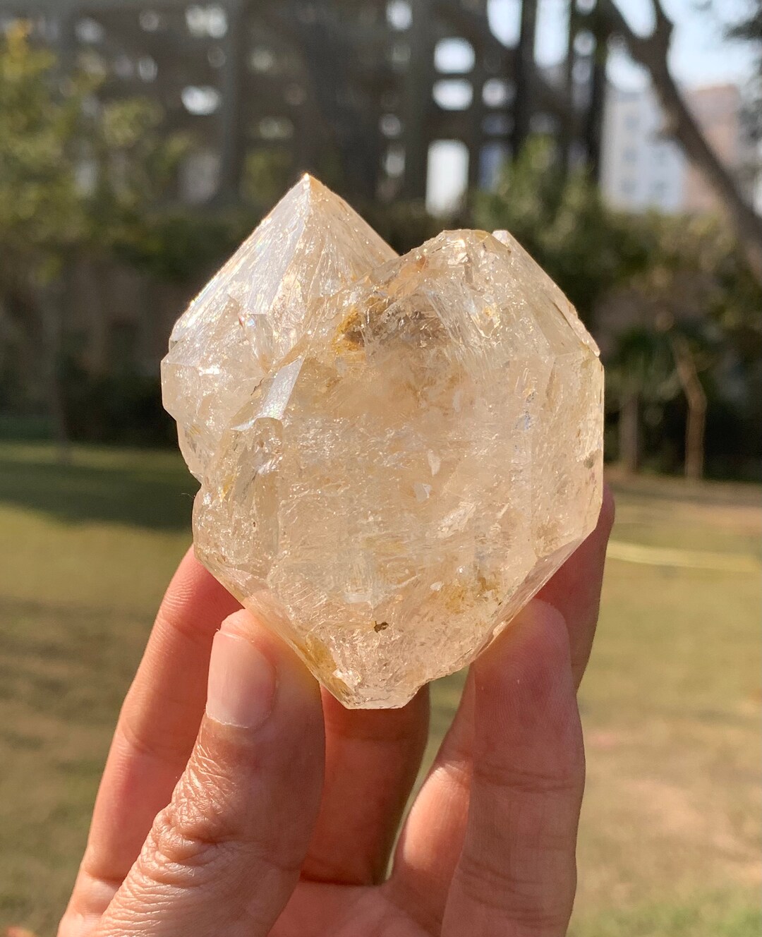 Window Quartz / Fenster Quartz / Skeletal Quartz Double Terminated ...