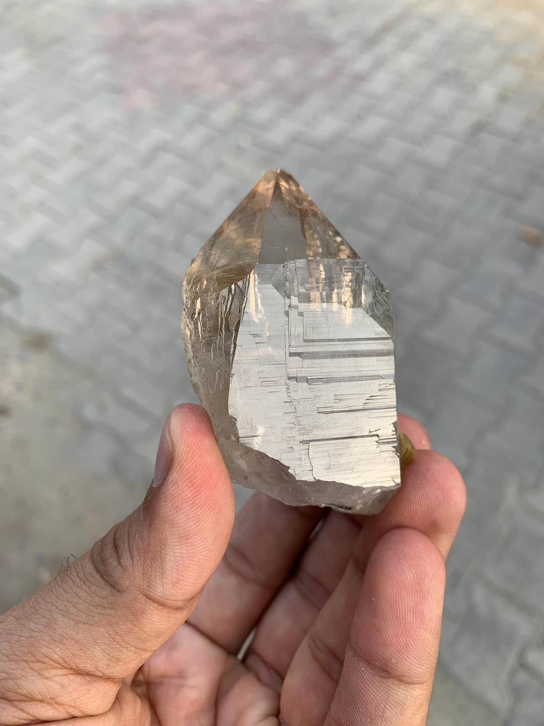 Himalayan Light Smokey Quartz Crystal Having Sharp Lustre & Clarity ...