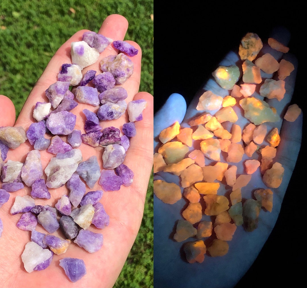 Rare Color Change Pink / Purple Hackmanite Crystals / Chunks Deal Lot ...