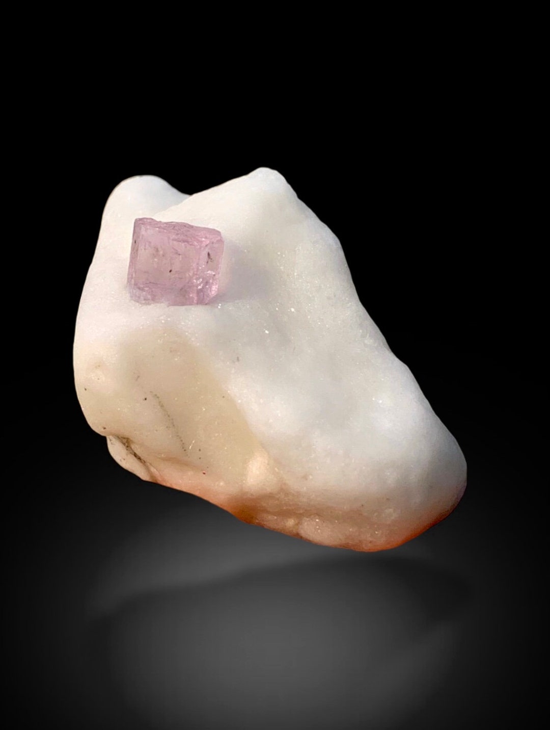 Light Purple Scapolite Crystal With Milky Calcite, Afghanistan Mineral ...