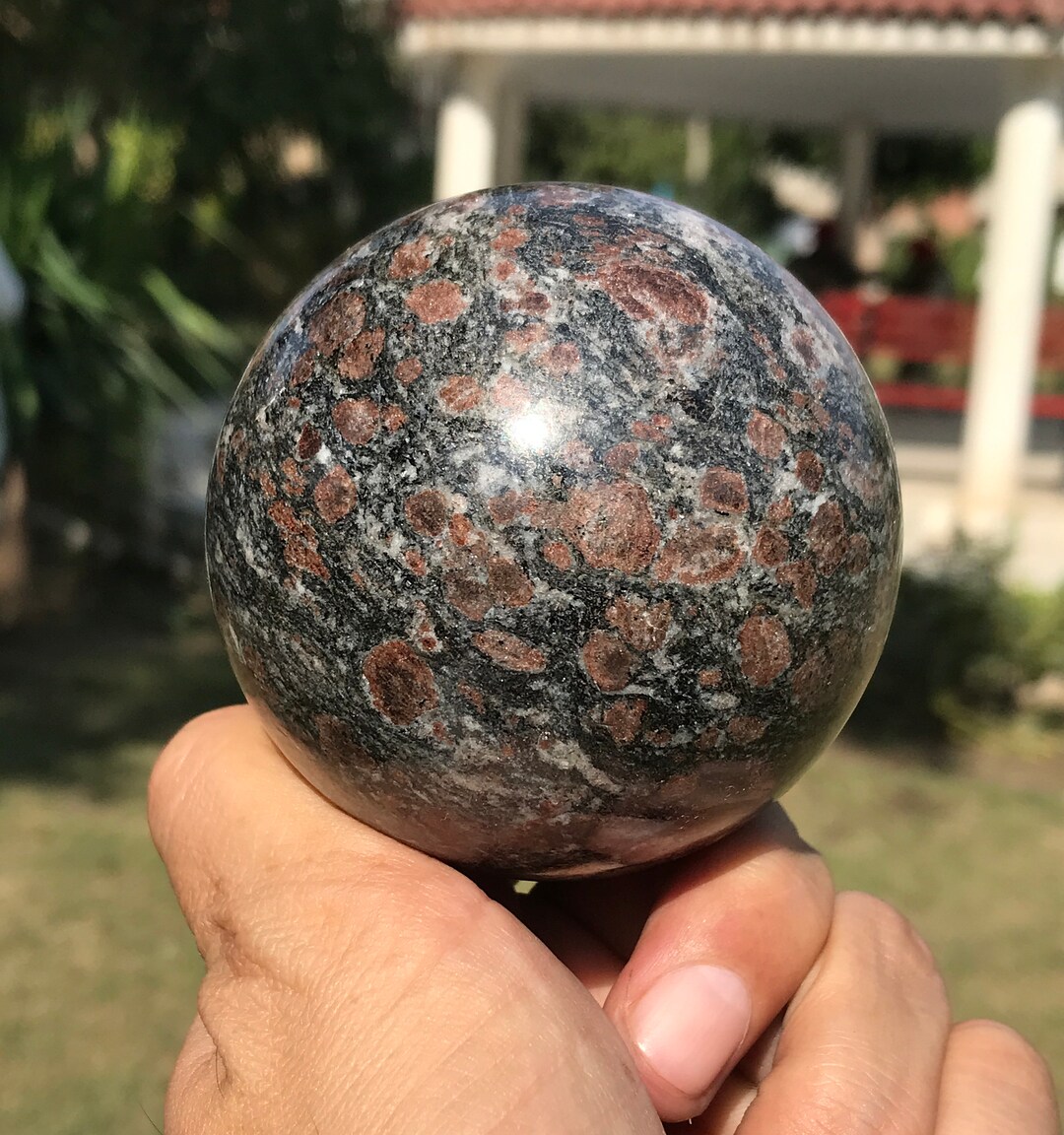 Brown Astrophyllite Sphere, Hand Polished Crystal (7.0cm) - Etsy