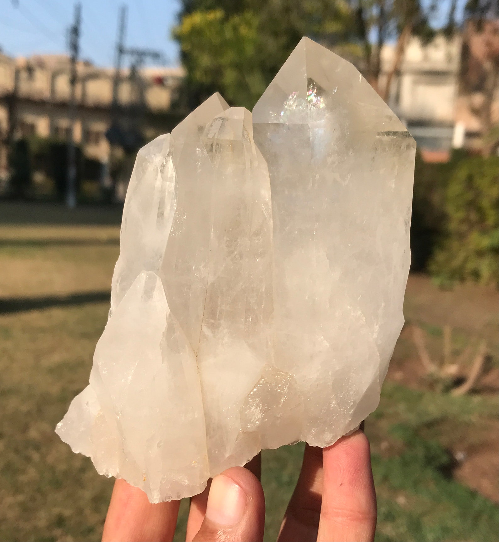 Terminated Lustrous Faden Quartz Cluster Crystals (S12) - Etsy