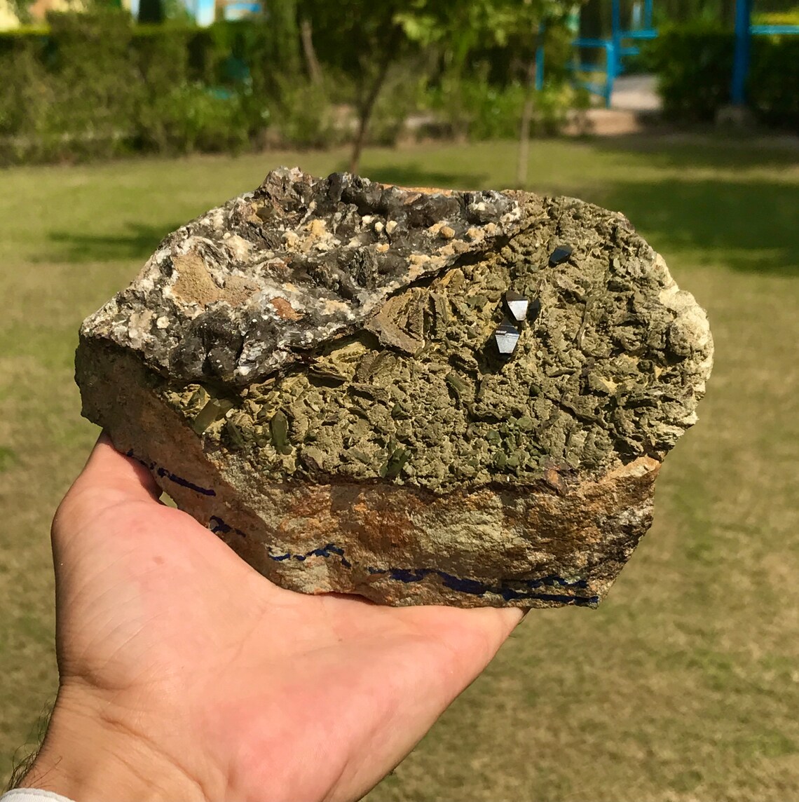 Rare Anatase Crystal on Giant Matrix With Chlorine / Chlorite - Etsy