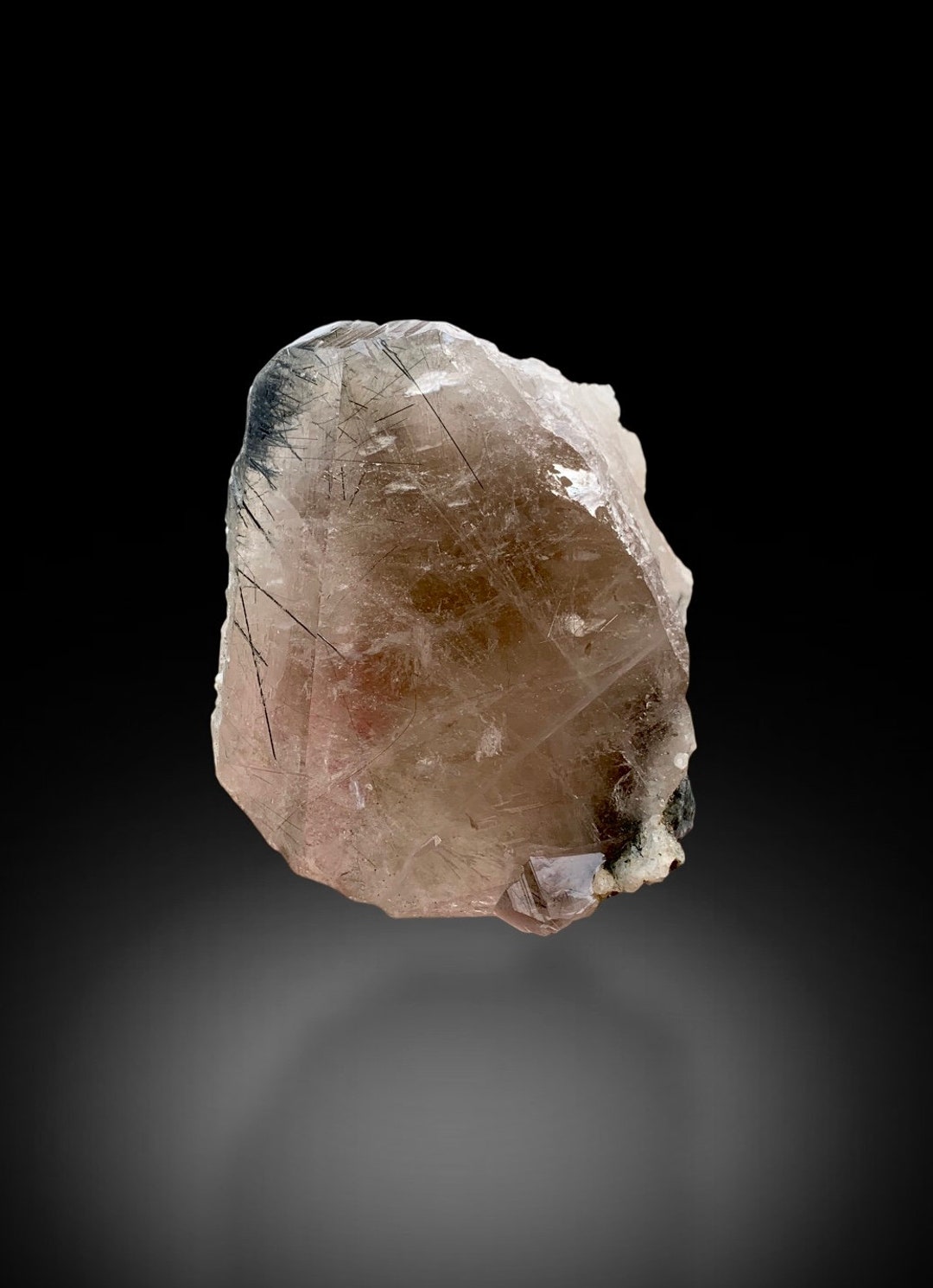 Rare Quartz Crystal With Green Riebeckite / Rutile Inclusion Crystal ...