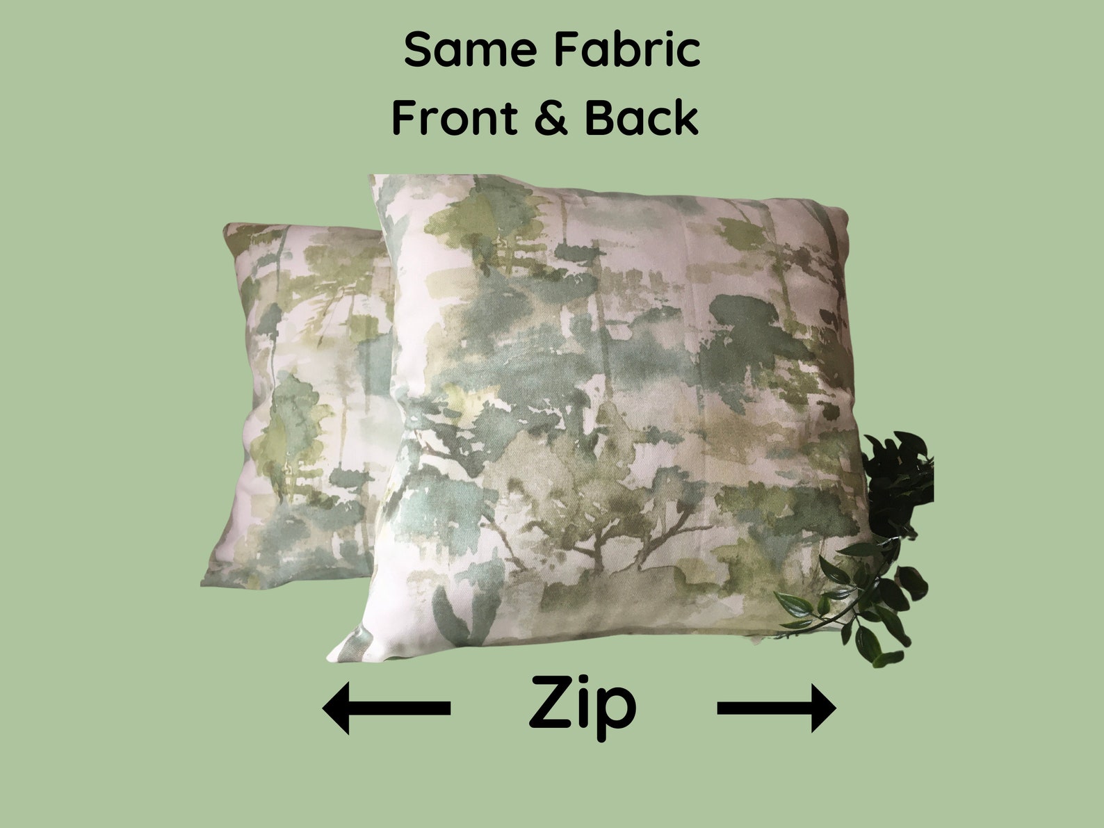 Green Tree Cushion Cover Spring Cushion Cover Natural - Etsy