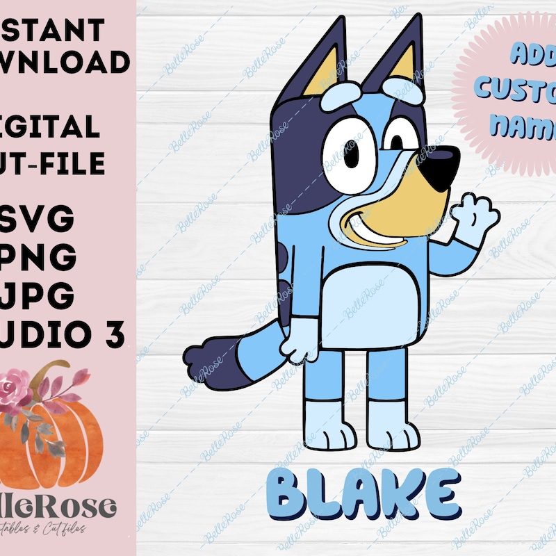 Bluey Svg Cricut - Etsy