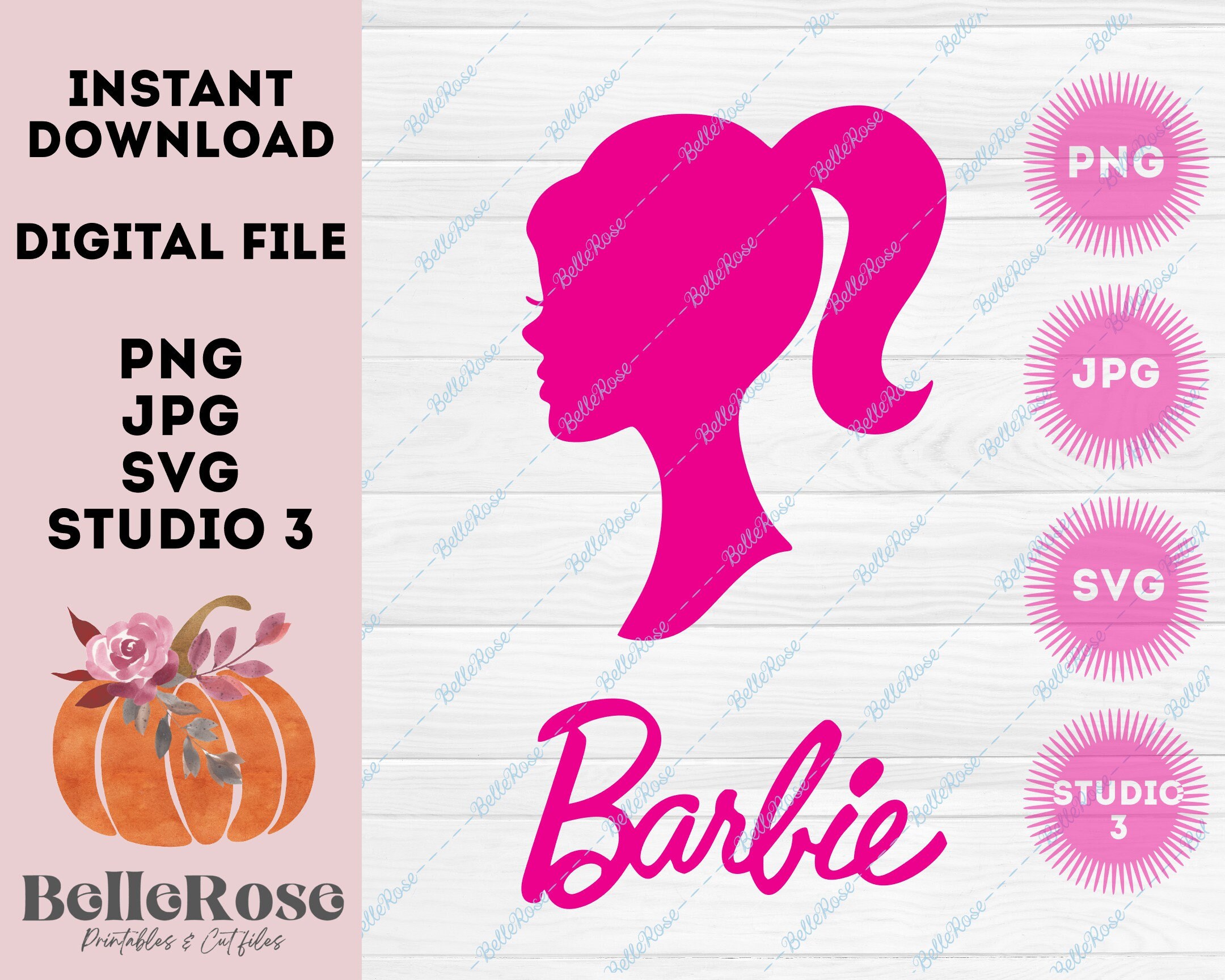 Barbie Movie Inspired Digital Cut File Printable Sublimation Transfer ...