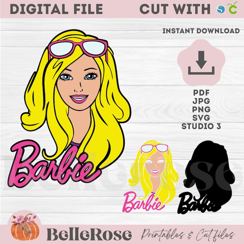Barbie Svg - Etsy
