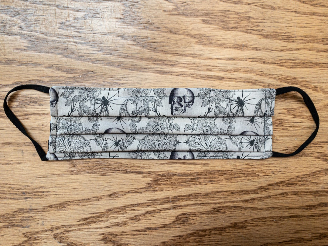 Lace Skull & Spiders Bats Mask Halloween Masks, Arachnid, Lacey Pattern ...