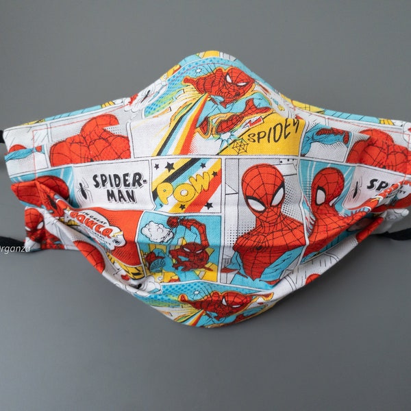Comic Style Spiderman Mask - Etsy