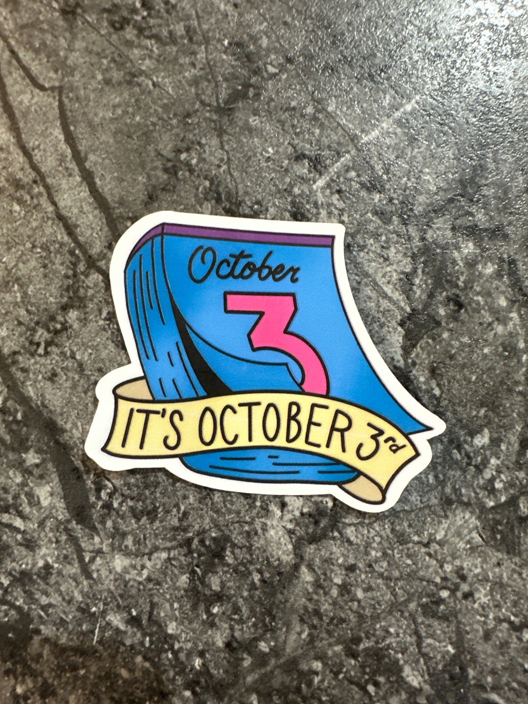 October 3rd - Mean Girls - Matte Vinyl Sticker - Decal for Laptops ...