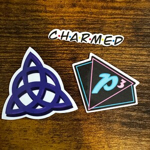 Charmed Sticker Pack - Matte Vinyl Sticker - Decal for Laptops, Water ...
