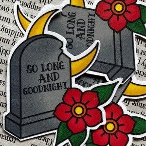 So Long - MCR - Matte Vinyl Sticker - Decal for Laptops, Water Bottles ...