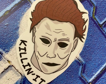 Ghostface Matte Vinyl Sticker Decal for Laptops Water | Etsy