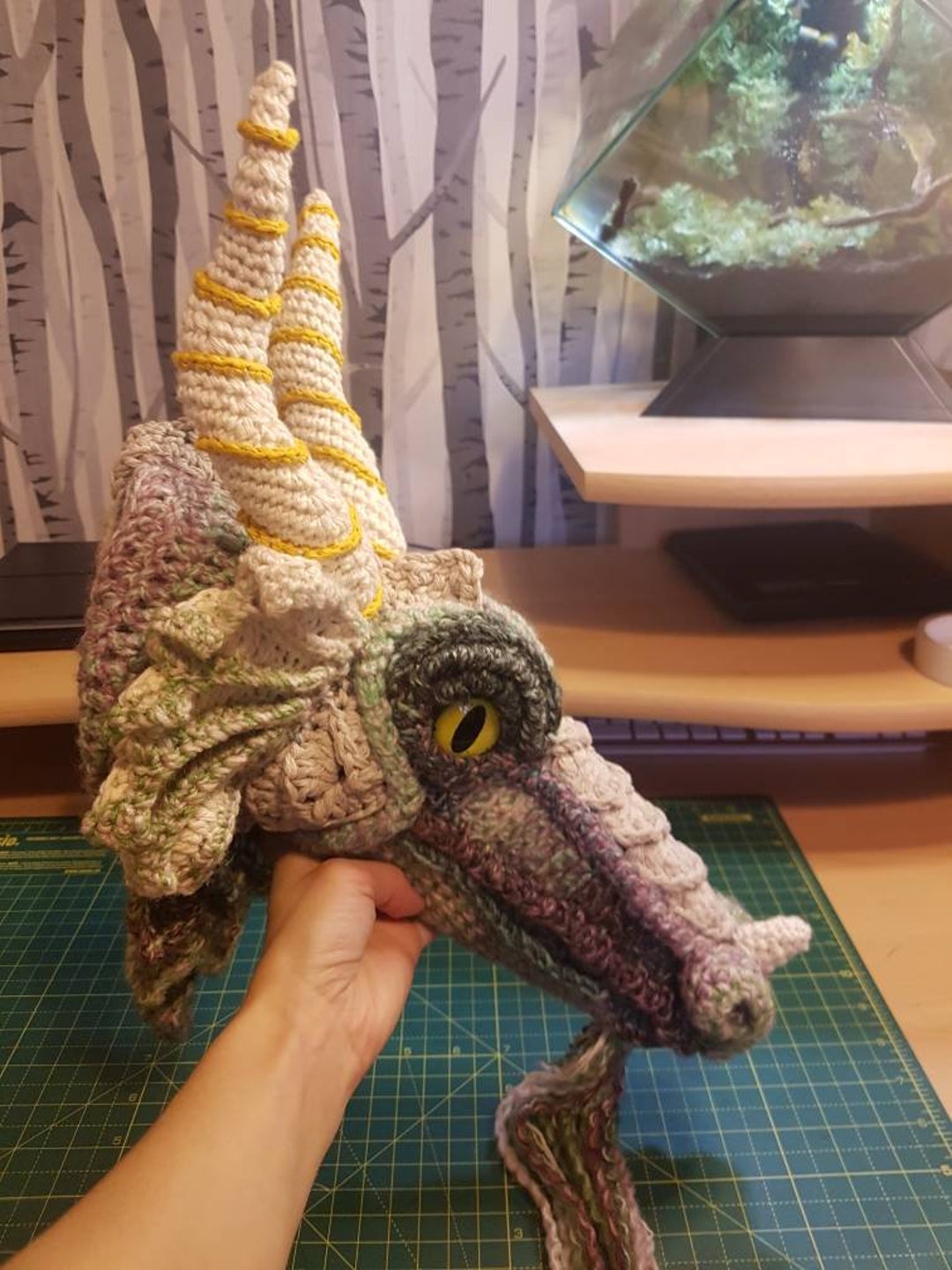 Dragon Head Wall Mount - Etsy