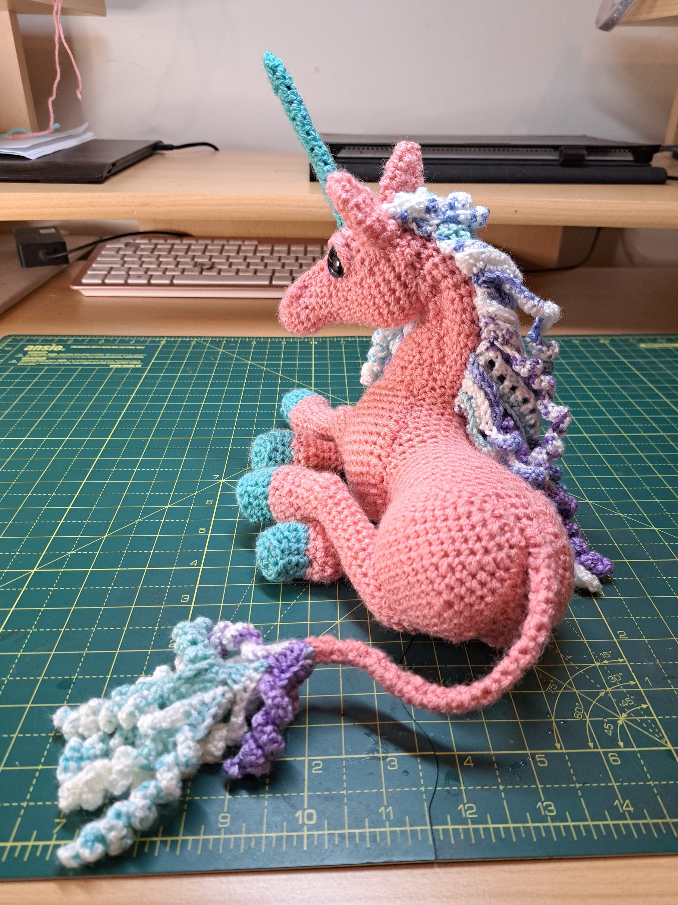 Unicorn Crochet (position 1) - Etsy