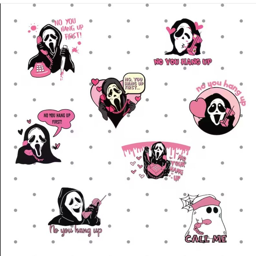 Scream SVG Bundel Ghost Face Svg No You Hang Up svg Scream - Etsy Nederland