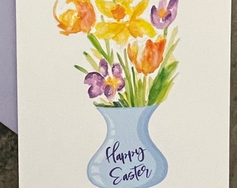 Easter Cards, Spring Flowers, Boxed Easter Cards, Daffodils, Tulips ...