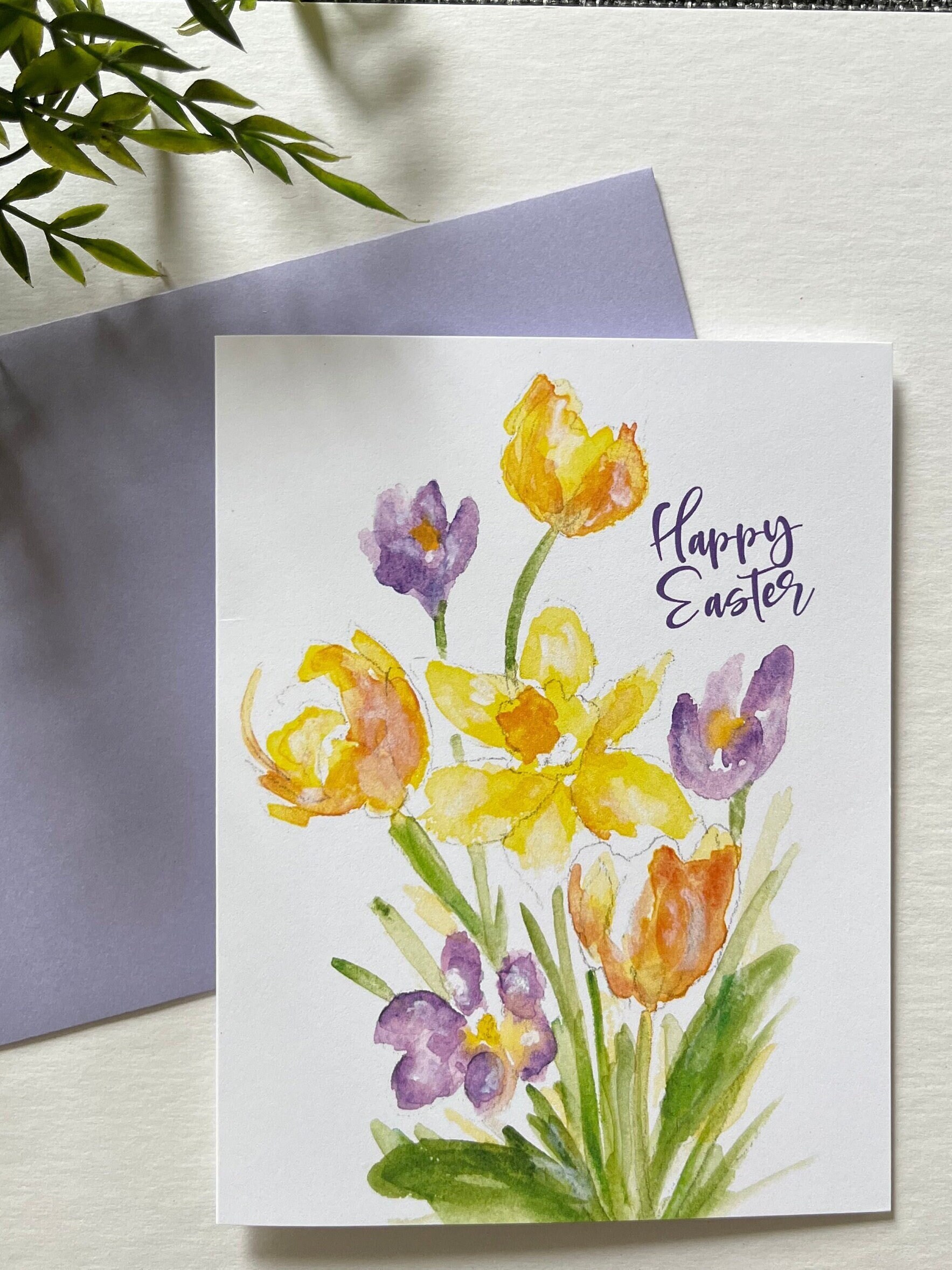 Easter Cards, Spring Flowers, Boxed Easter Cards, Daffodils, Tulips ...