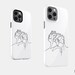 Call Me by Your Name iPhone Case, Line Art iPhone Case, White iPhone ...