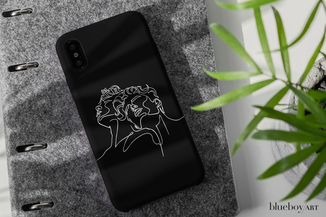 Call me by your name iPhone Case Line Art iPhone Case Black | Etsy