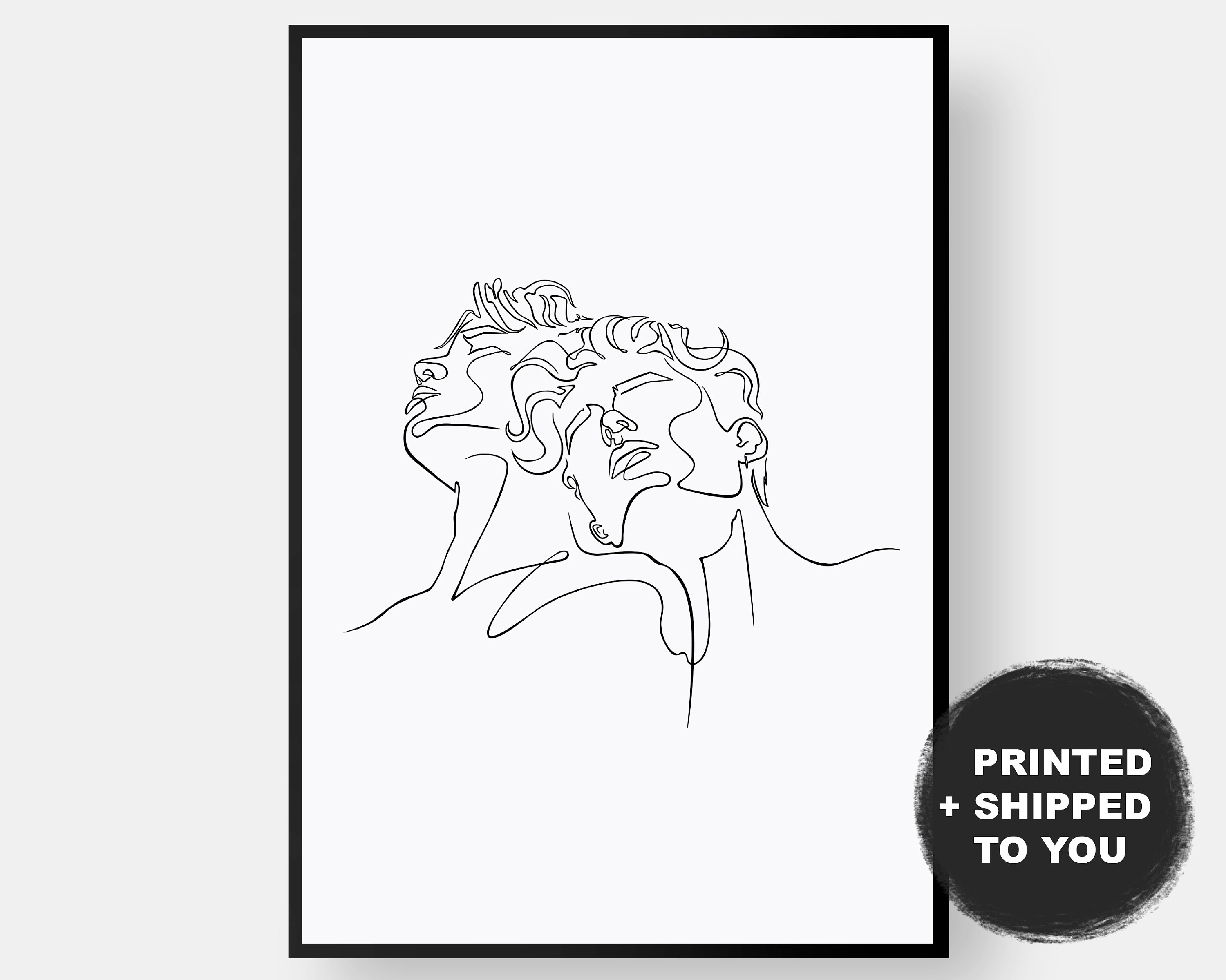 Call Me by Your Name Line Art Gay Couple Print Minimal Line - Etsy UK
