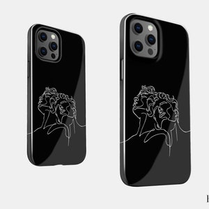 Call Me by Your Name iPhone Case, Line Art iPhone Case, Black iPhone ...