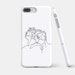 Call Me by Your Name iPhone Case, Line Art iPhone Case, White iPhone ...