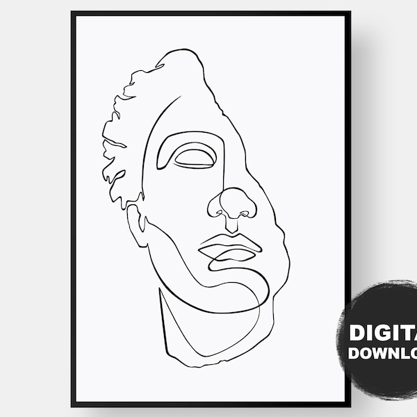 Bust Line Art - Etsy