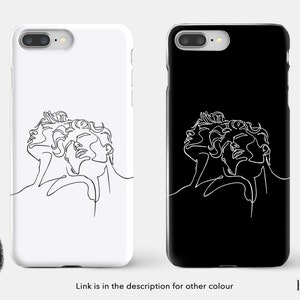 Call Me by Your Name iPhone Case, Line Art iPhone Case, Black iPhone ...