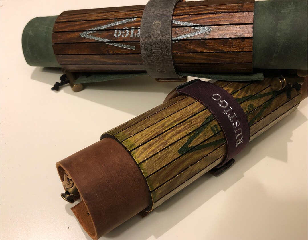 Rustigo Dice&wallet Tray/rustic Leather and Wood Dice and Wallet Tray ...