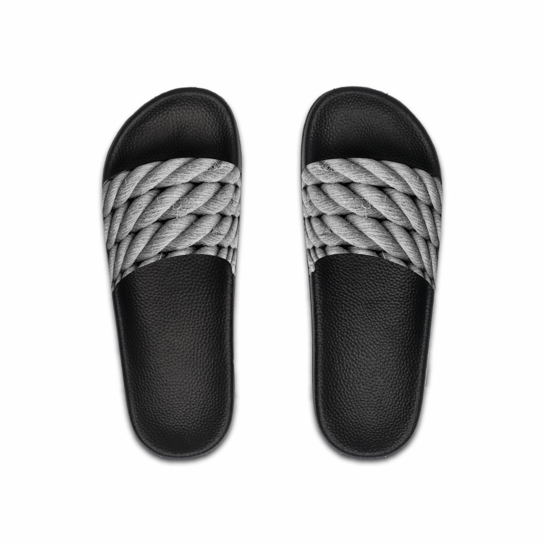 Rope--men's Artisan Slide Sandals - Etsy