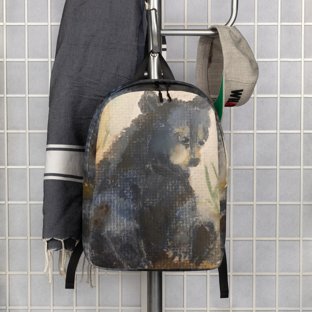Black Bear Backpack - Etsy