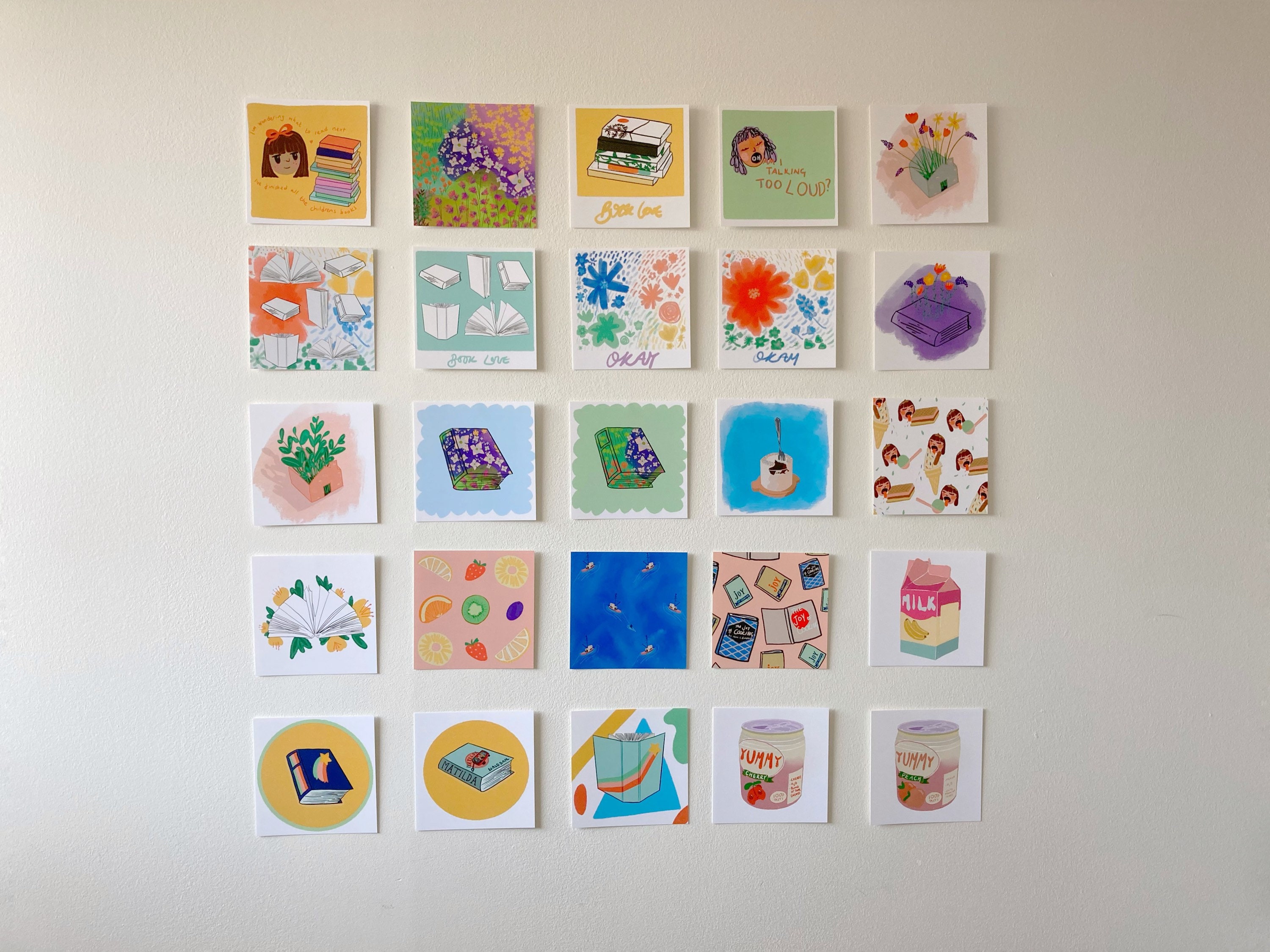 Floral Blooming Book Art Print Home Decor Prints Summer - Etsy Denmark