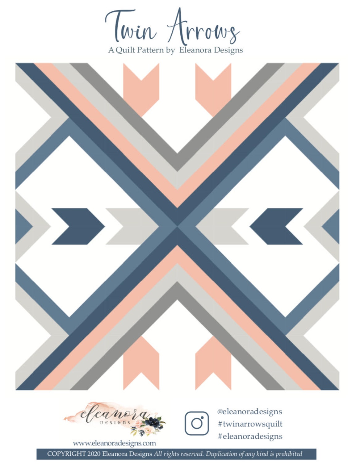 Twin Arrows Quilt Pattern - Etsy