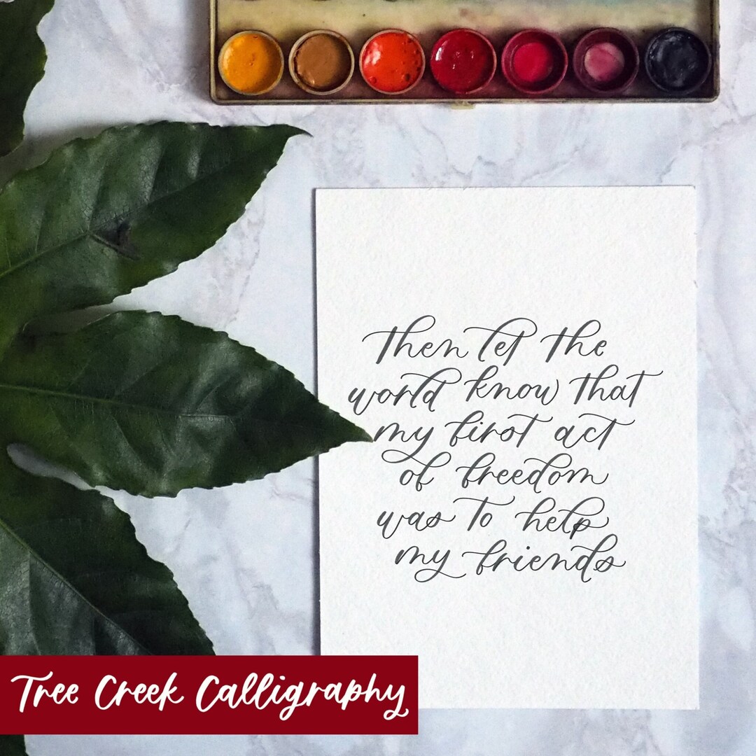 Crescent City, Earth & Blood Calligraphy Quote Print: Sarah J Maas ...
