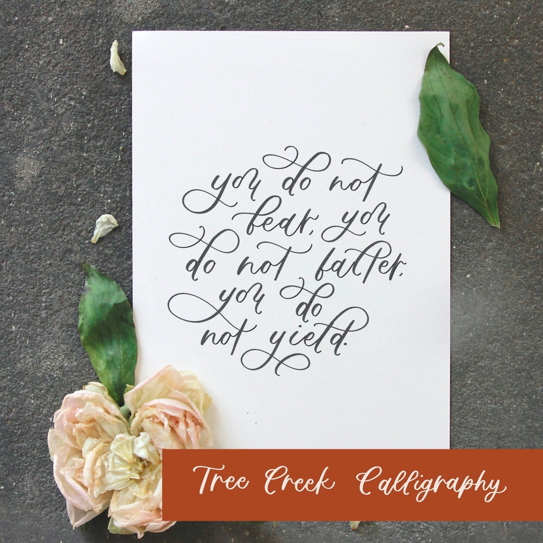 A Court of Thorns & Roses Series Calligraphy Quote Prints | Sarah J ...