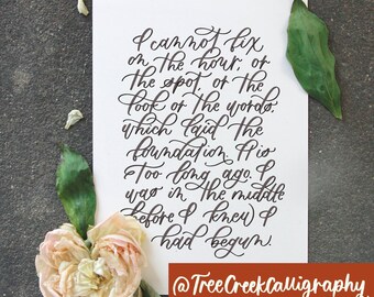 Calligraphy Quote - Etsy