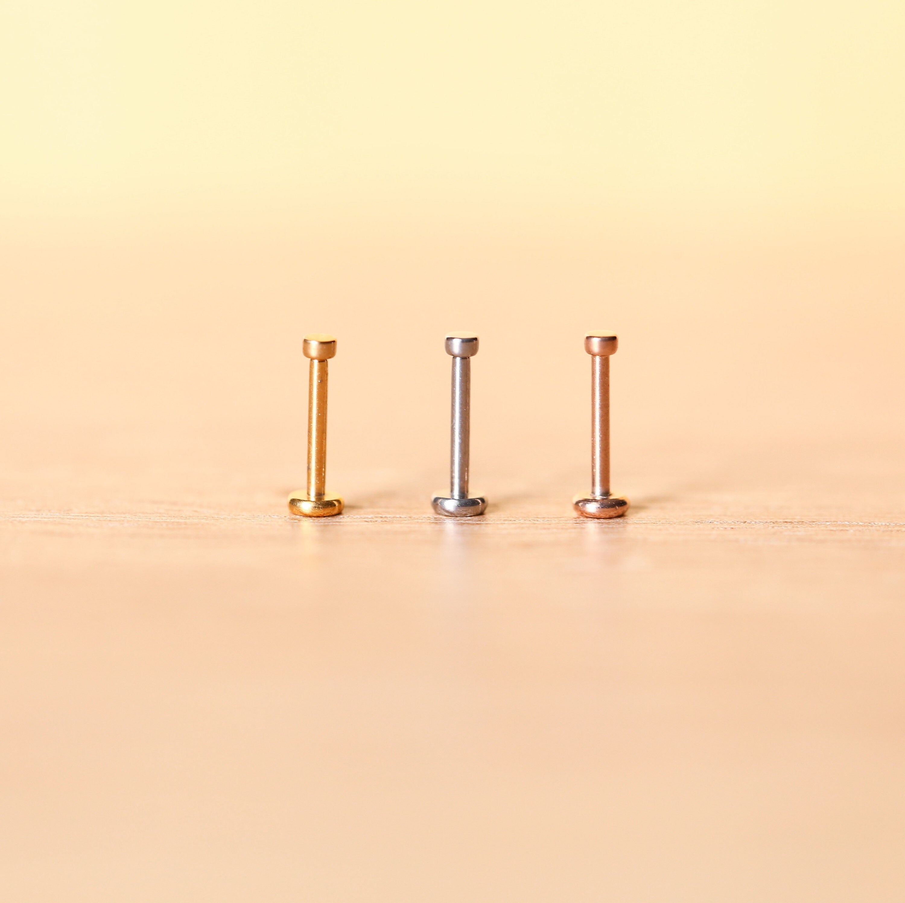 1.5mm Super TINY DISC Threadless Stainless Steel Piercing | Etsy