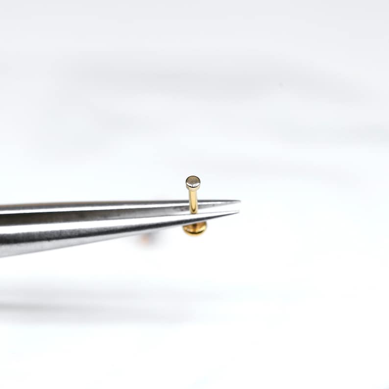 1.5mm Super TINY DISC Threadless Stainless Steel Piercing - Etsy