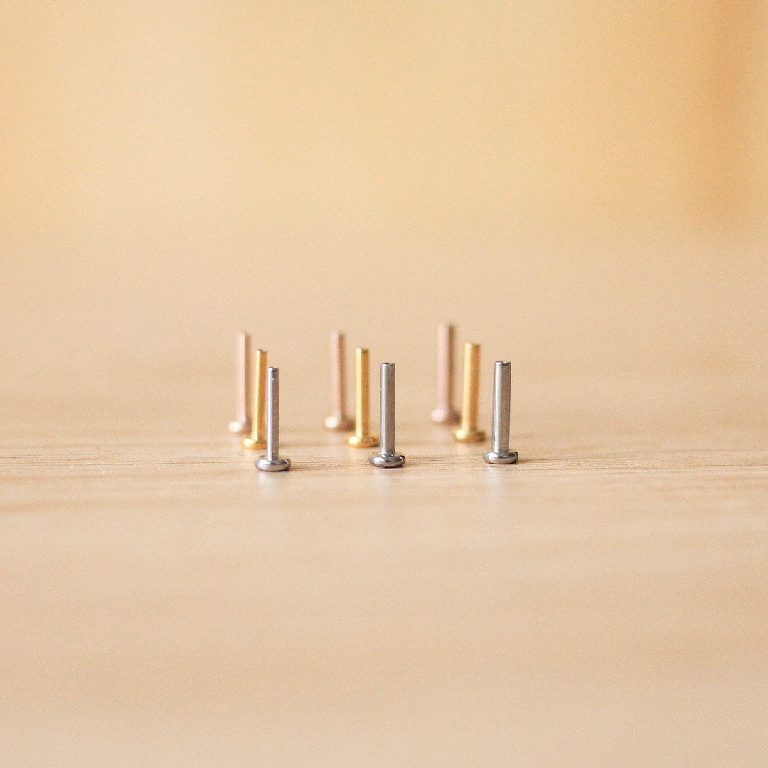 20G 18G 16G THREADLESS Stainless Steel Back Replacement - Threadless ...