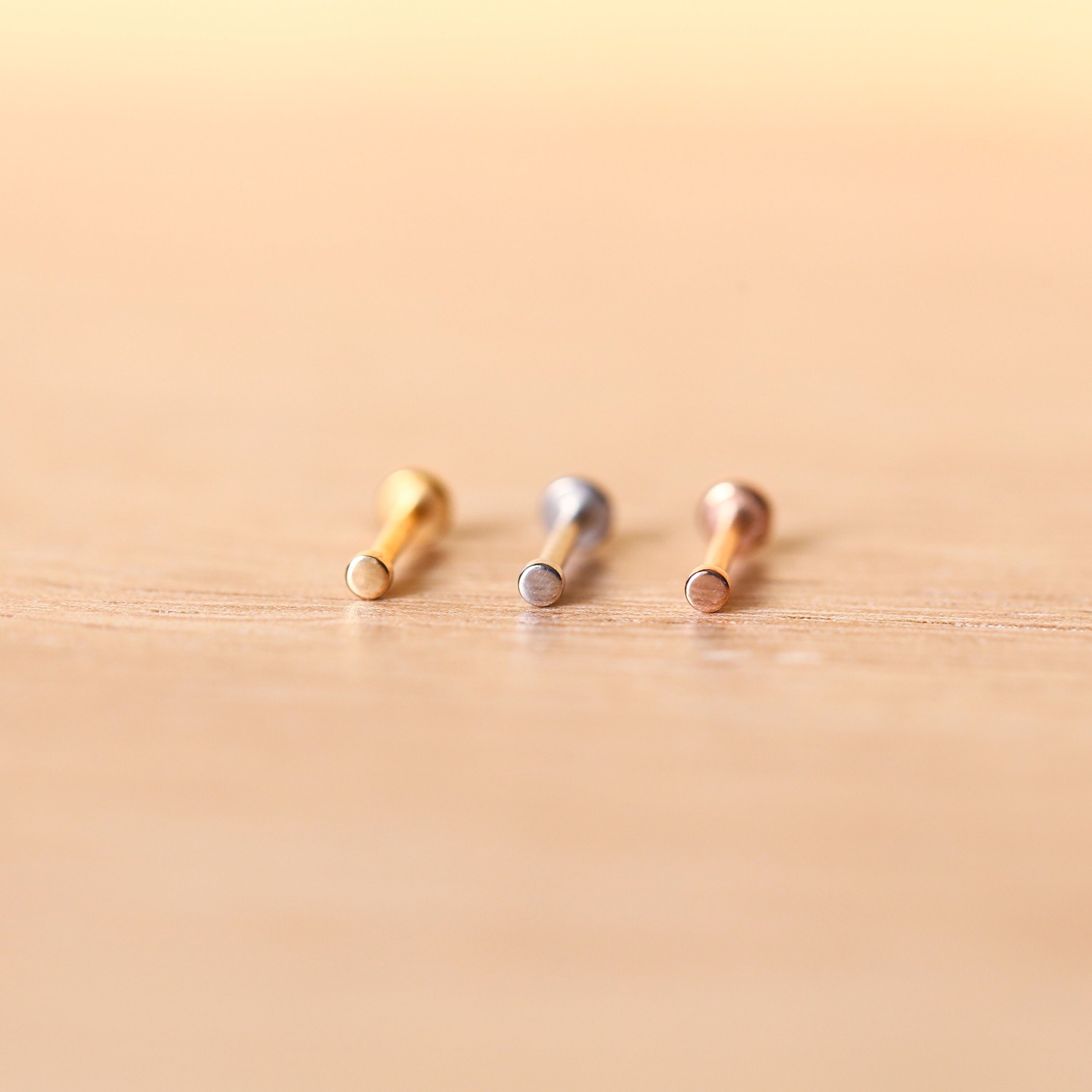 1.5mm Super TINY DISC Threadless Stainless Steel Piercing | Etsy