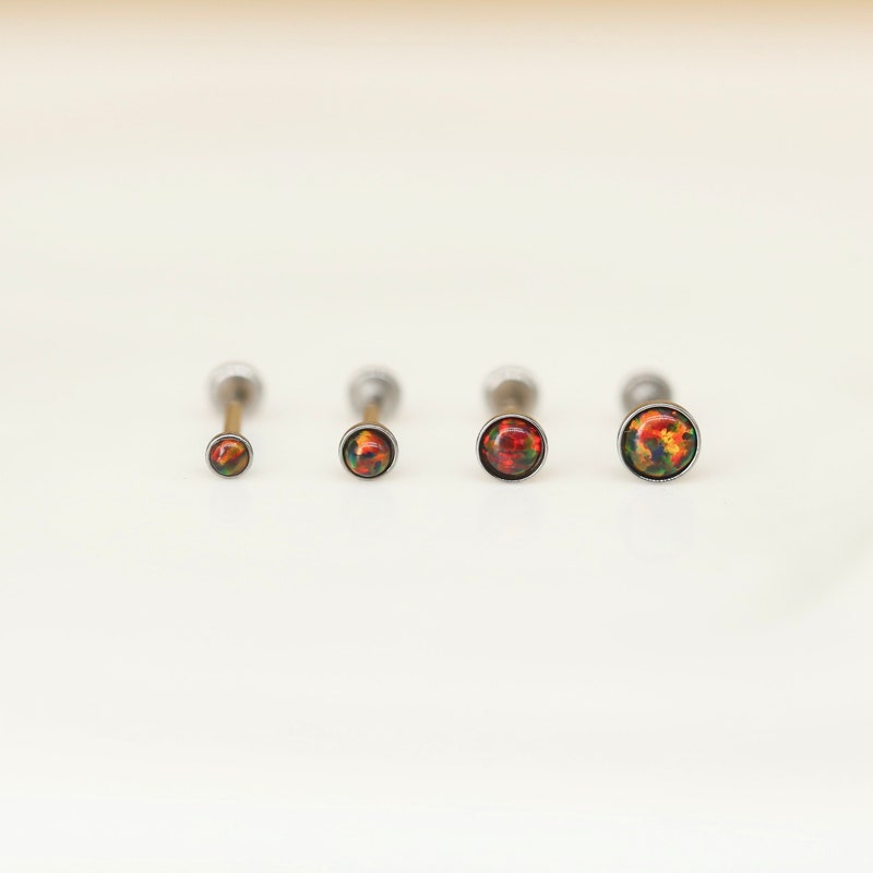 Nose Chain Piercing Opal - Etsy