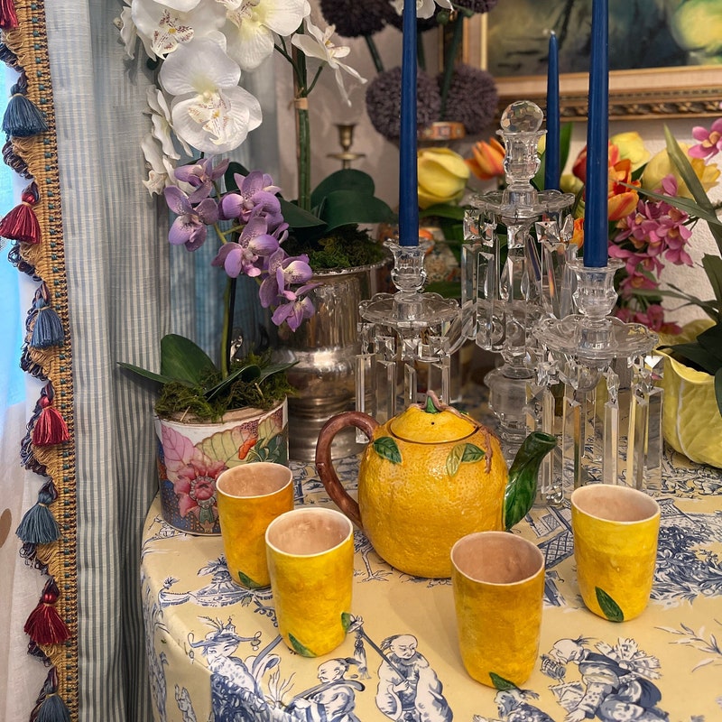 Majolica Tea Set - Etsy