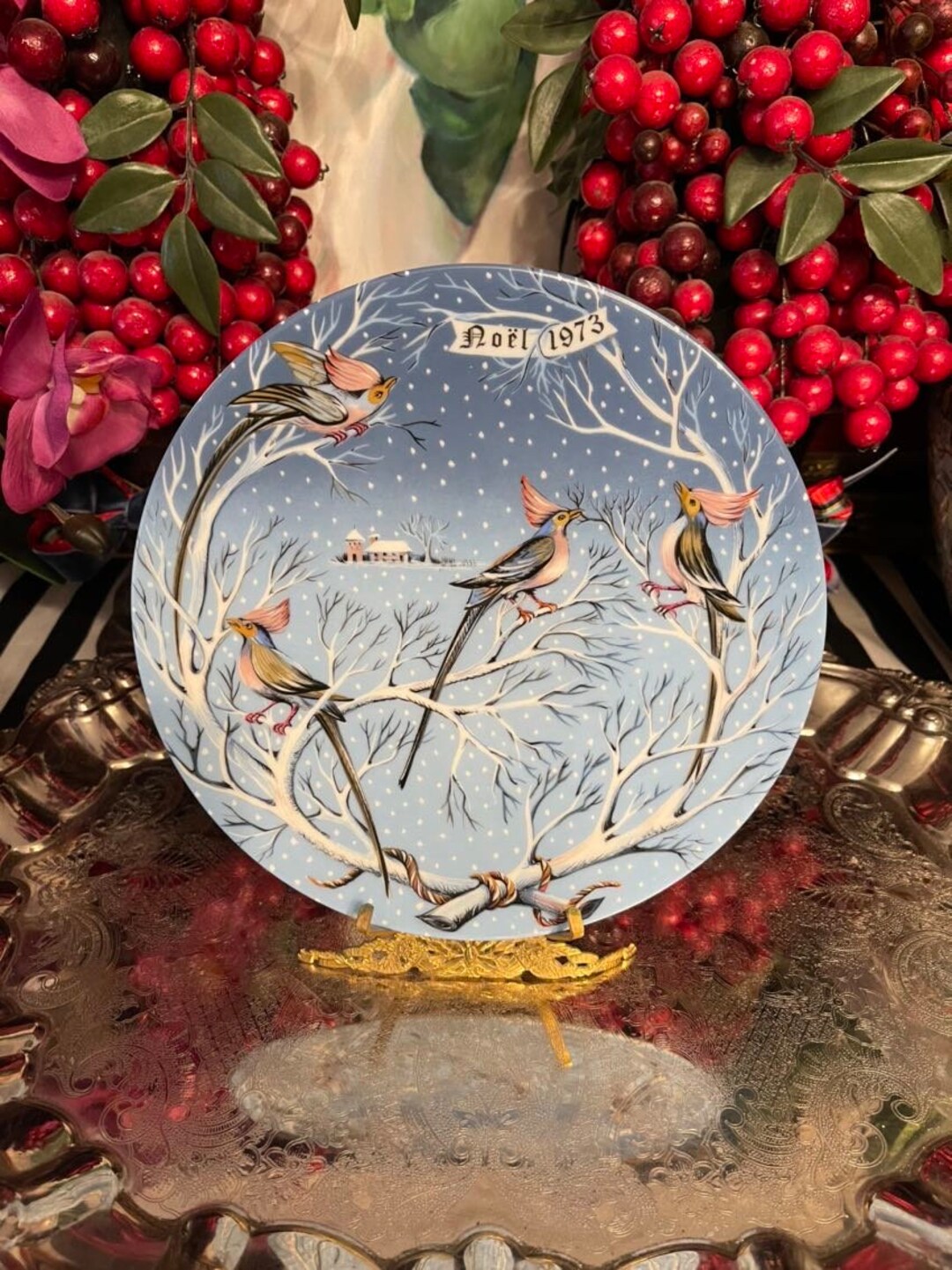 Four Coly Birds of the Twelve Days of Christmas Plate by Haviland ...